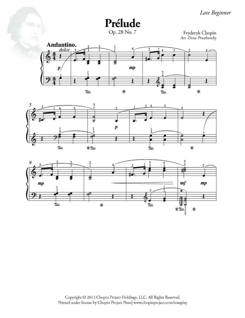 Prelude Op. 28, No. 7 in A Major – The Chopin Project